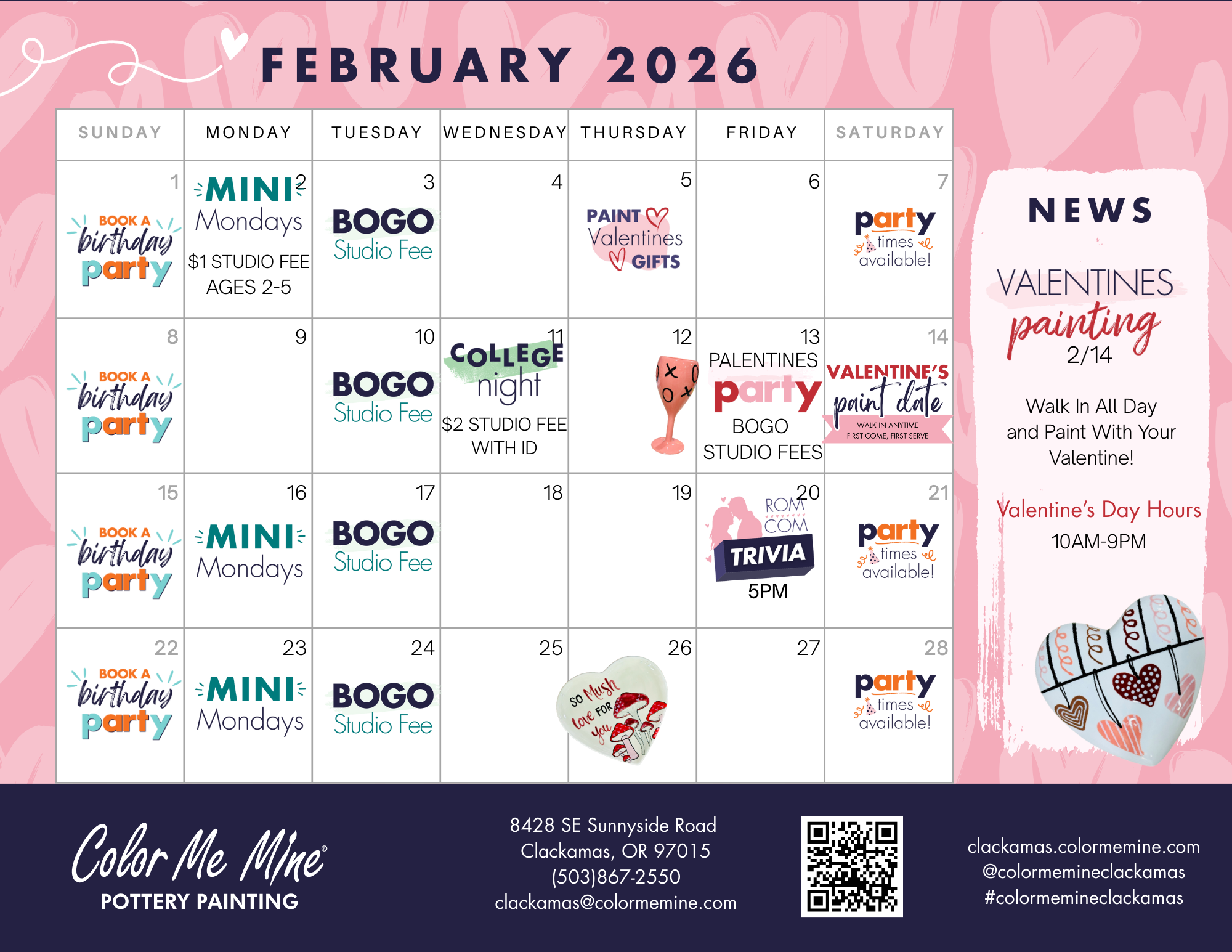 Visit Studio - Color Me Mine - Clackamas